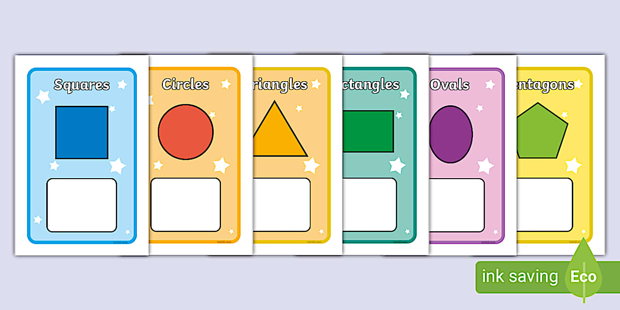 2D Shapes Maths Group Names IKEA Tolsby/Fiestad Frame - 2D Shapes Group