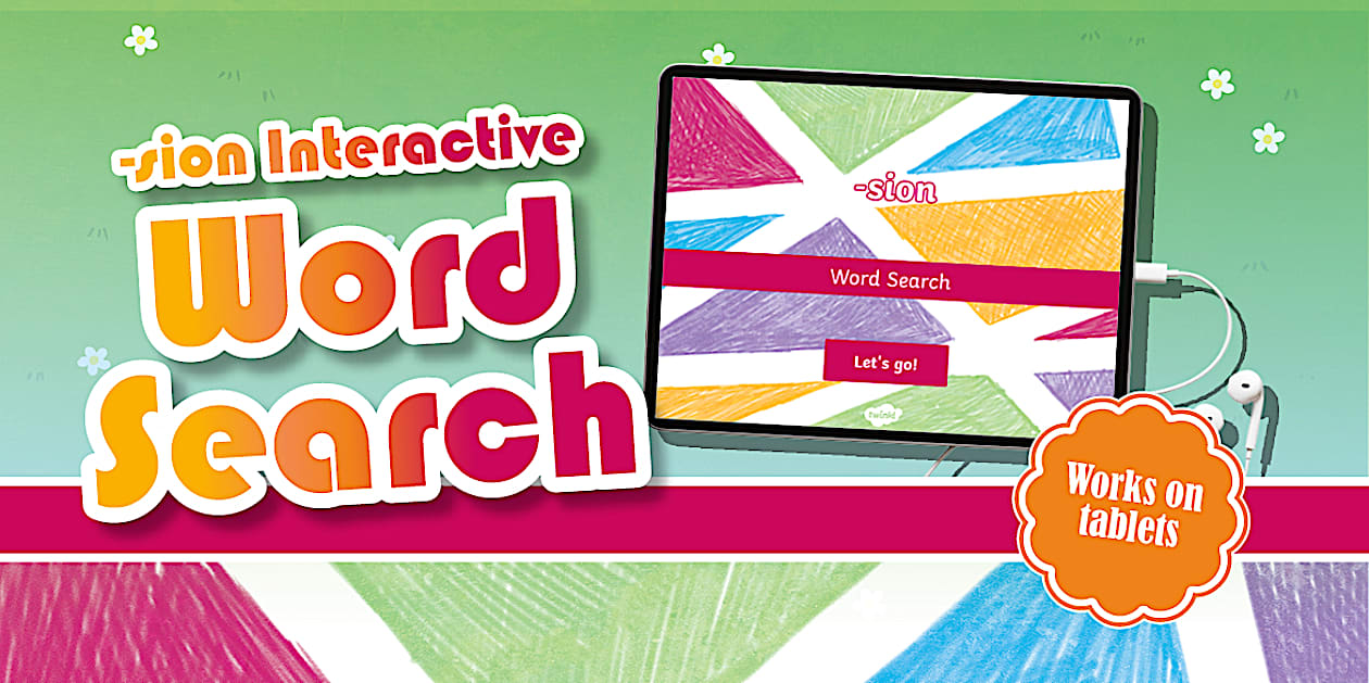 -sion Interactive Word Search - Twinkl India