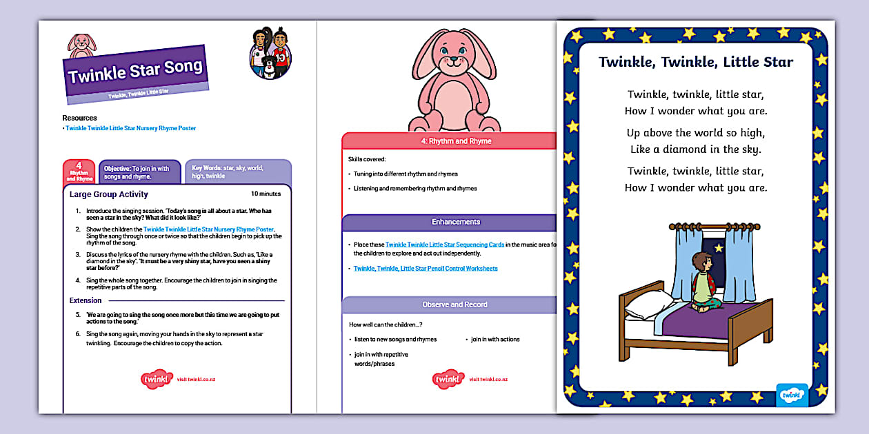 Level 1 Twinkle, Twinkle, Little Star Large Group Activity