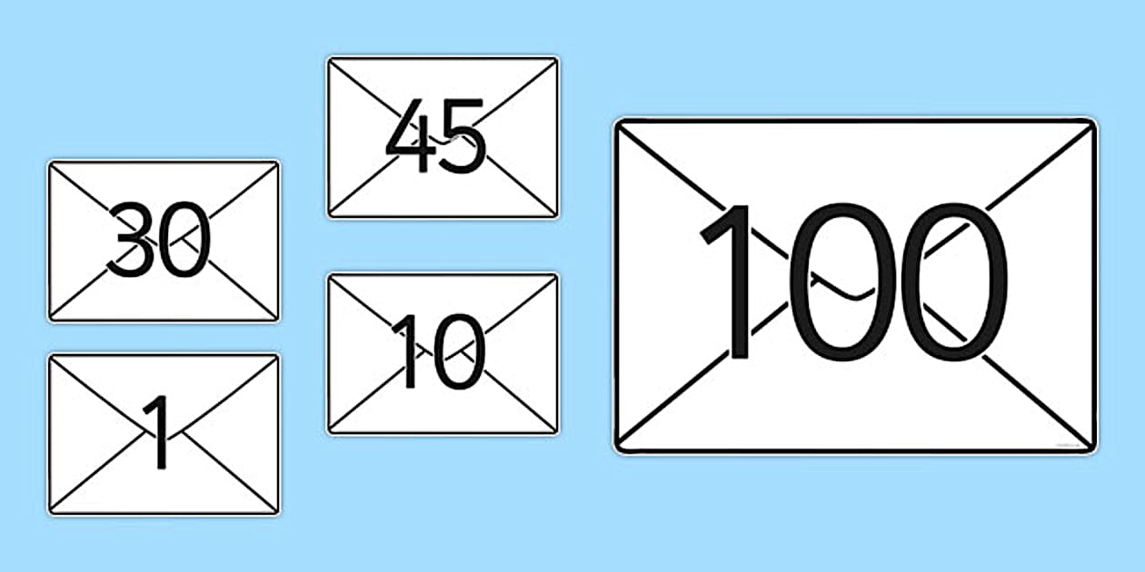 👉 Numbers 0 to 30 on Envelopes (teacher made) - Twinkl