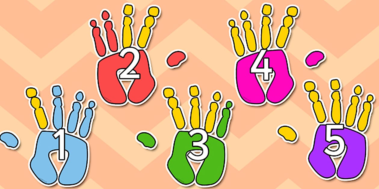 👉 1 to 10 on Hands (teacher made) - Twinkl