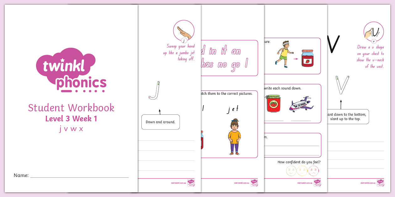 Twinkl Phonics: Level 3: Week 1: Workbook