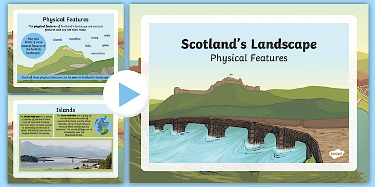 Scotland Landscape Physical Features (Teacher-Made) - Twinkl