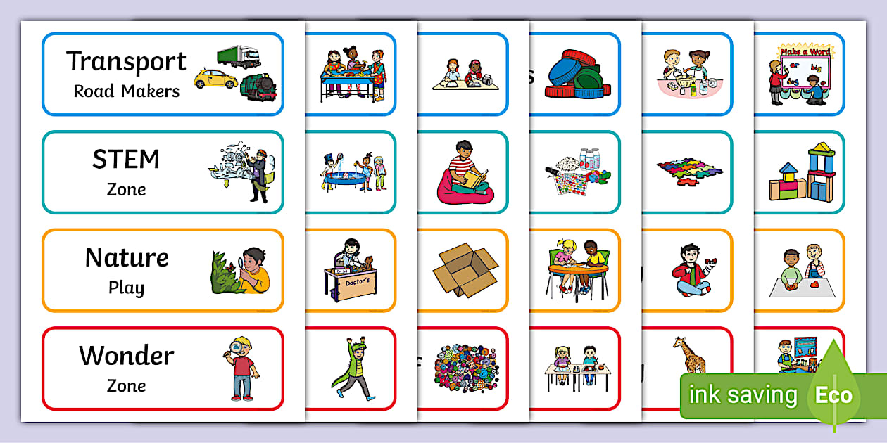 Play-Based Learning Signs and Labels (Teacher-Made) - Twinkl