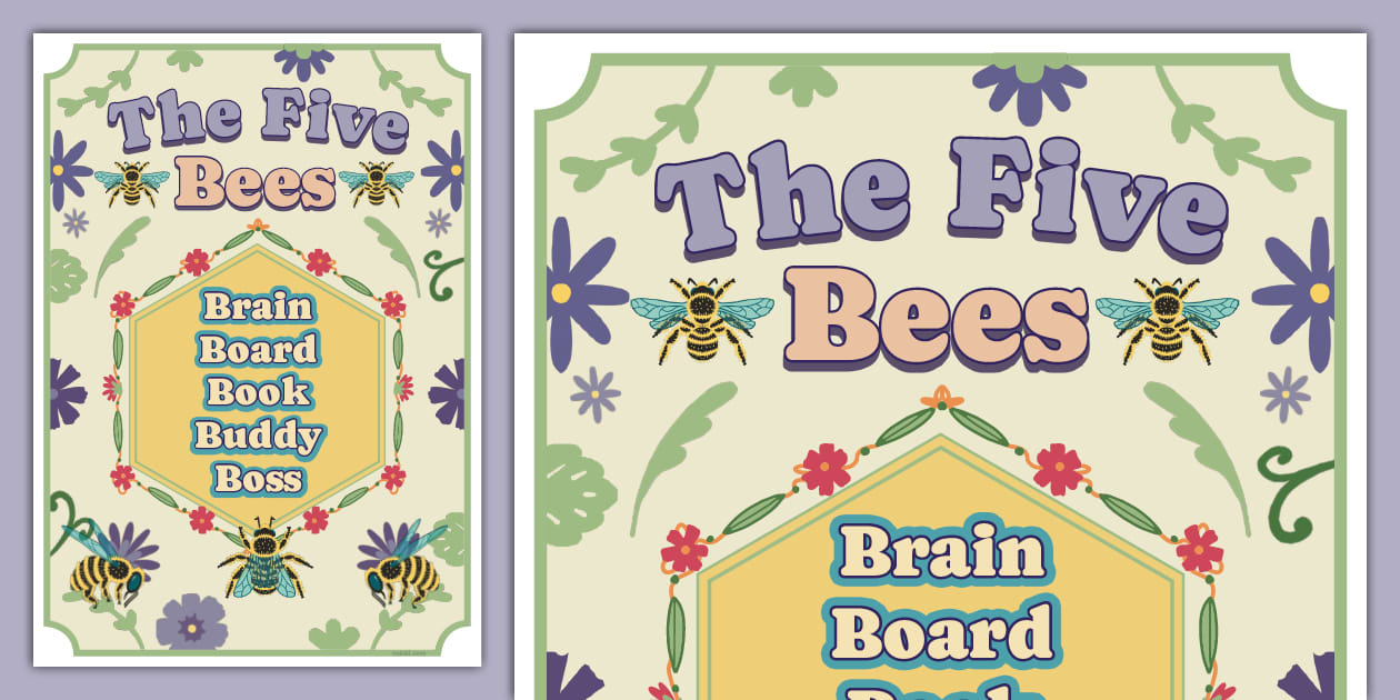 Bee-Themed The 5 Bs Display Poster (teacher made) - Twinkl