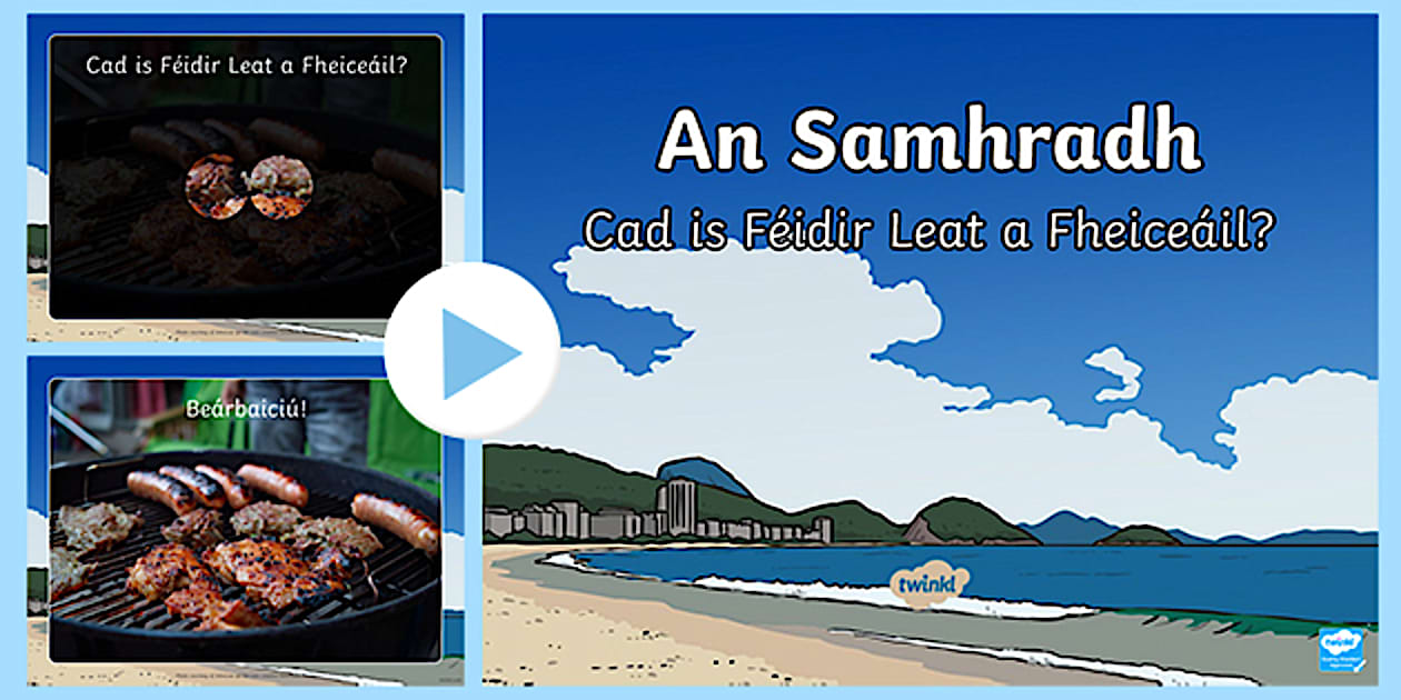 Laethanta Saoire PowerPoint | Acmhainní Gaeilge | Twinkl