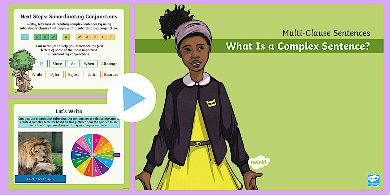 Multi-Clause Sentences | Complex Sentences PowerPoint