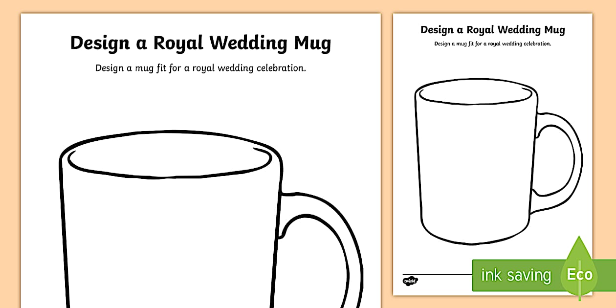 Design a Royal Wedding Mug