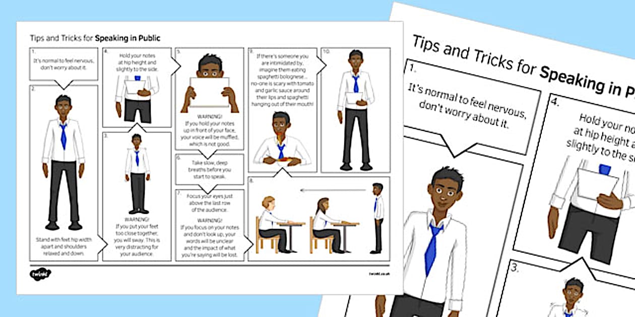 Oracy: Speaking in Public Skills Poster (teacher made)