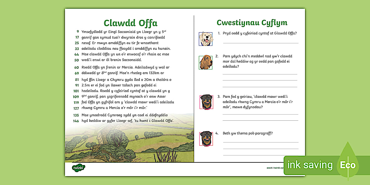 Stori Munud: Clawdd Offa
