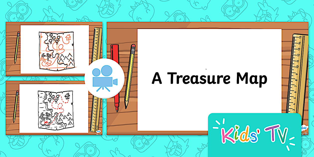 How to Draw a Treasure Map | Twinkl Kid's TV (teacher made)