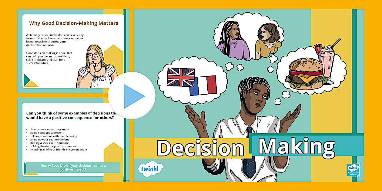 Life Skills: Decision-Making for Older Learners PowerPoint