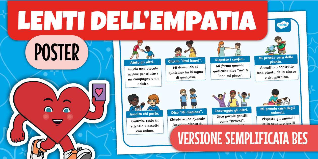 * NEW * Lenti dell'empatia: poster (versione semplificata BES)