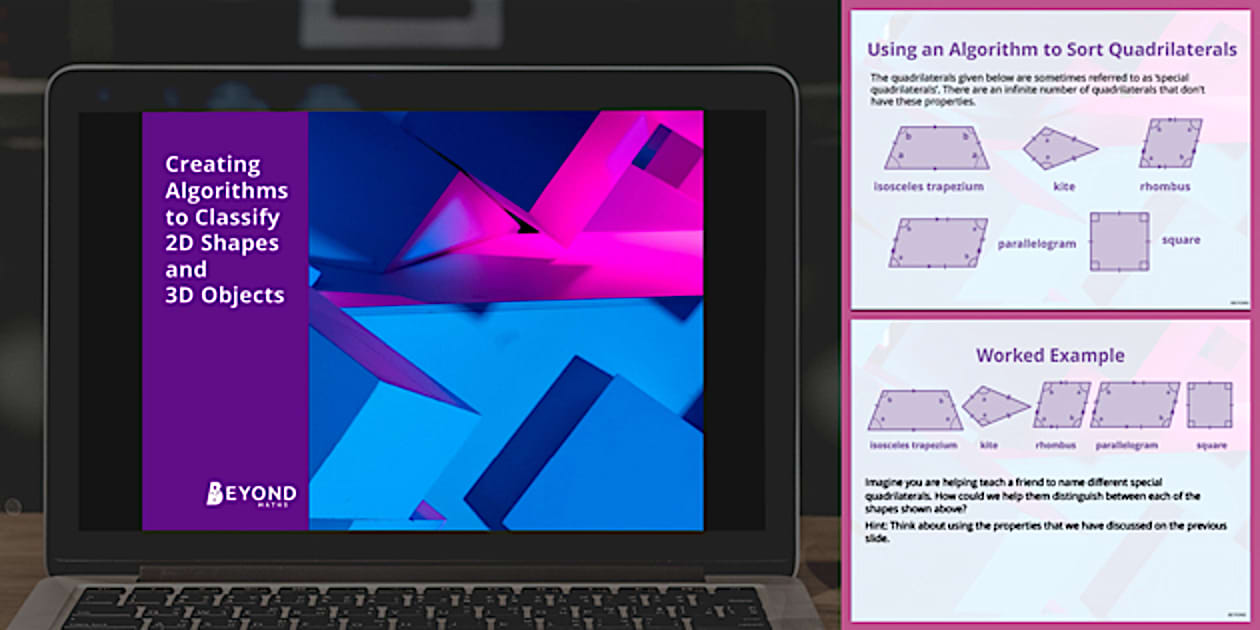 Creating Algorithms to Classify 2D Shapes and 3D Objects