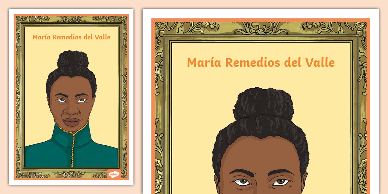 Póster: María Remedios del Valle (teacher made) - Twinkl