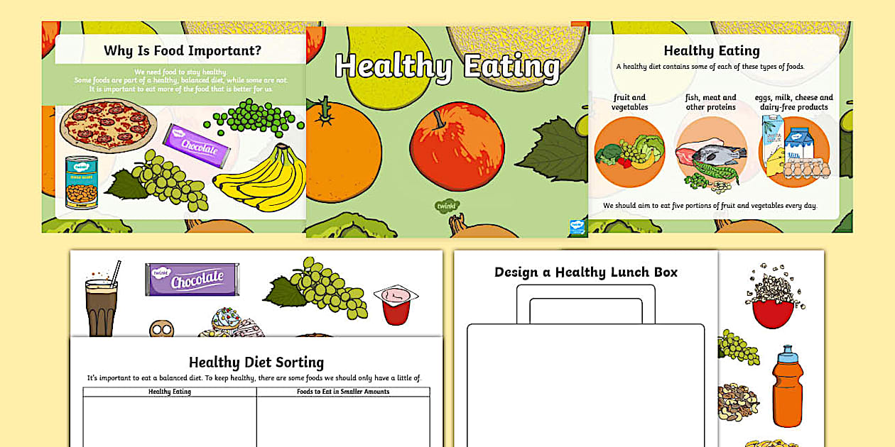 EYFS Healthy Eating Activity Pack - Teaching Resources