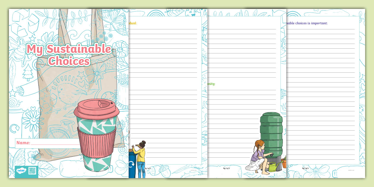 World Nature Conservation Day - My Sustainable Choices Journal