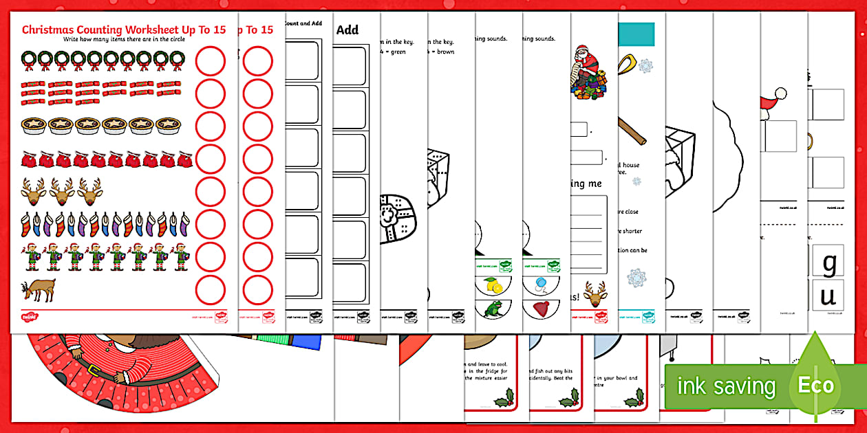 EYFS Last Week Before Christmas Resource Pack (teacher made)
