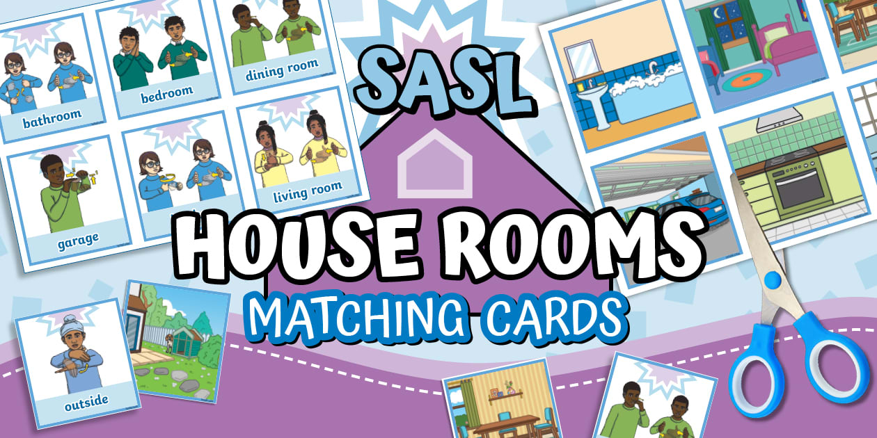 FP - SASL - House Rooms - Matching Cards (CAPS Aligned)