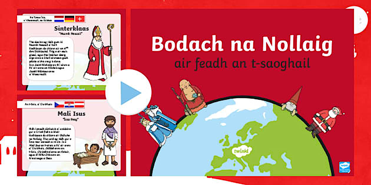 PowerPoint air Bodach na Nollaig air Feadh an t-Saoghail