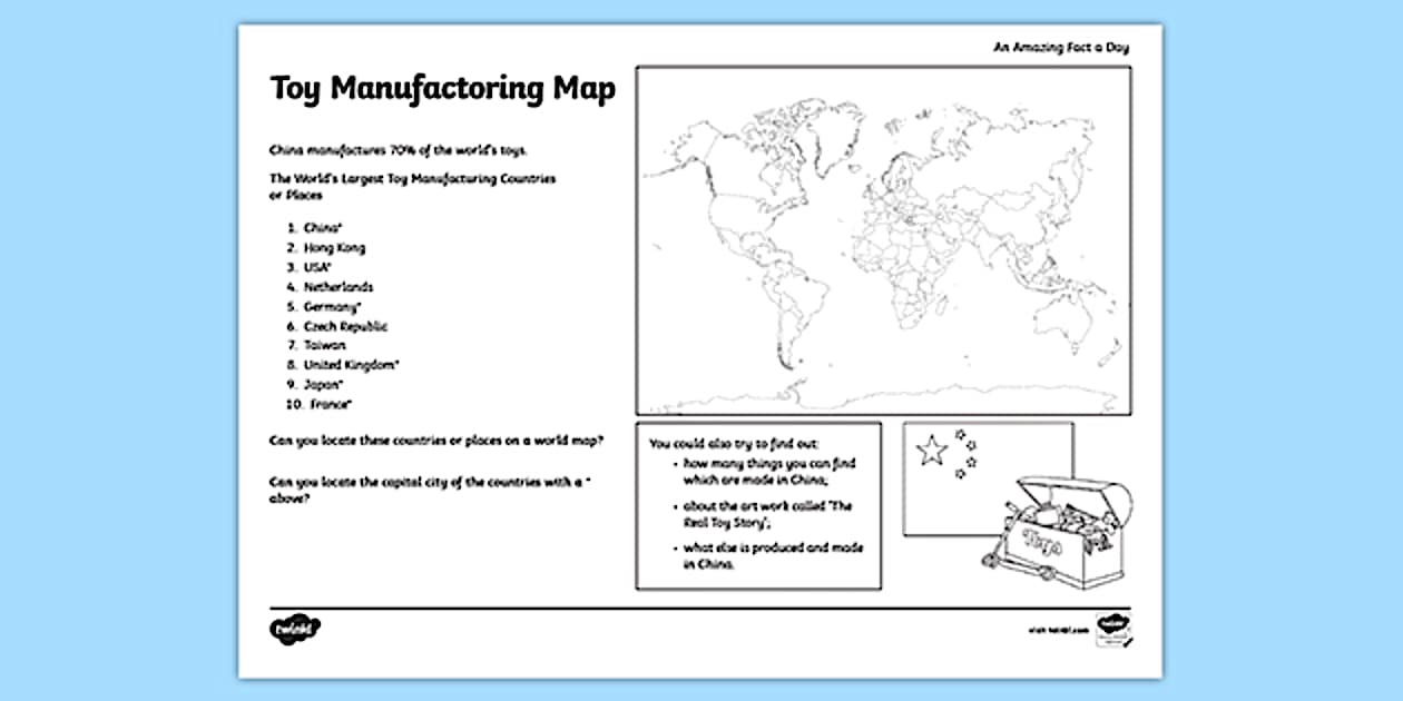 Toy Story Map Activity (professor feito) - Twinkl
