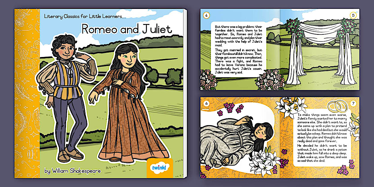 Romeo and Juliet eBook for Kids (teacher made) - Twinkl