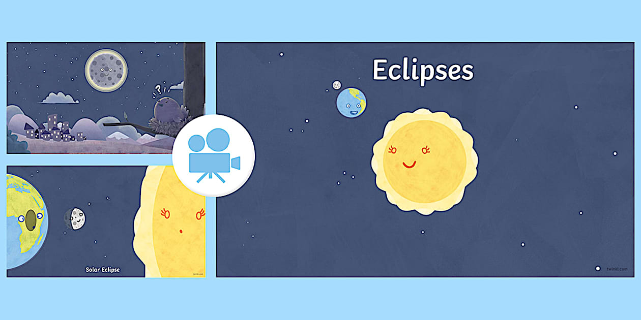 Eclipse Animation Video | Twinkl Go! (teacher made) - Twinkl