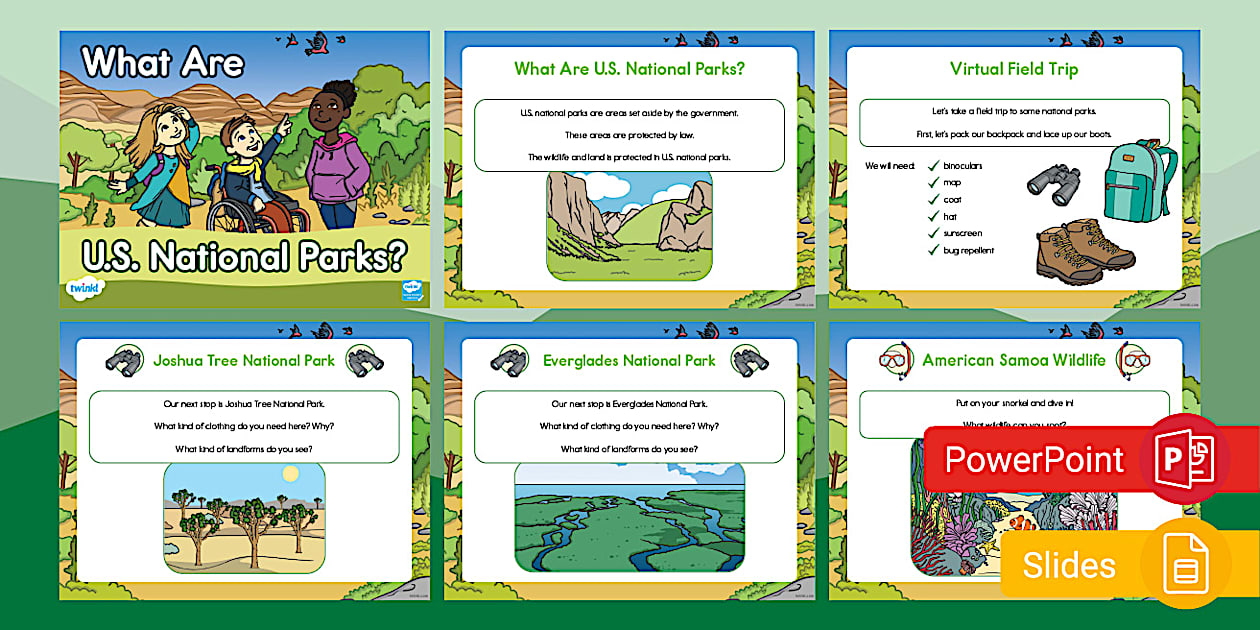 What Are National Parks PowerPoint Presentation | Twinkl USA