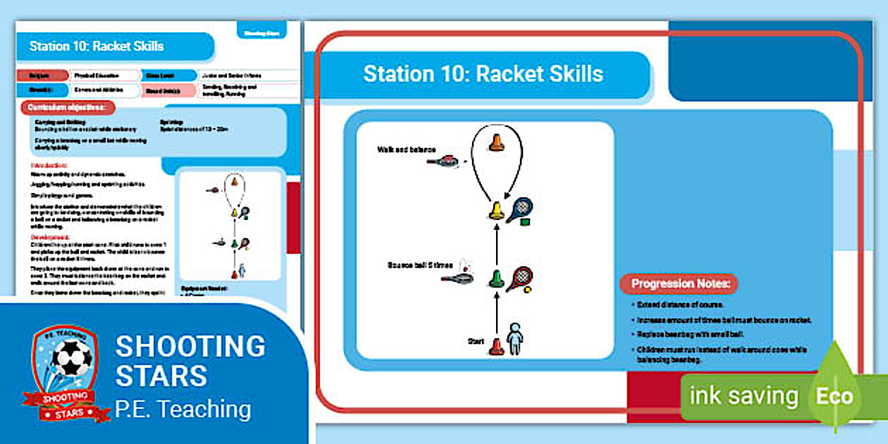 FREE! - PE Station 10 Junior Infants/Senior Infants - Twinkl