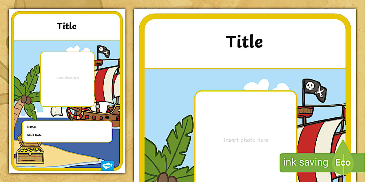 EYFS Editable Pirate-Themed Learning Journey Front Cover