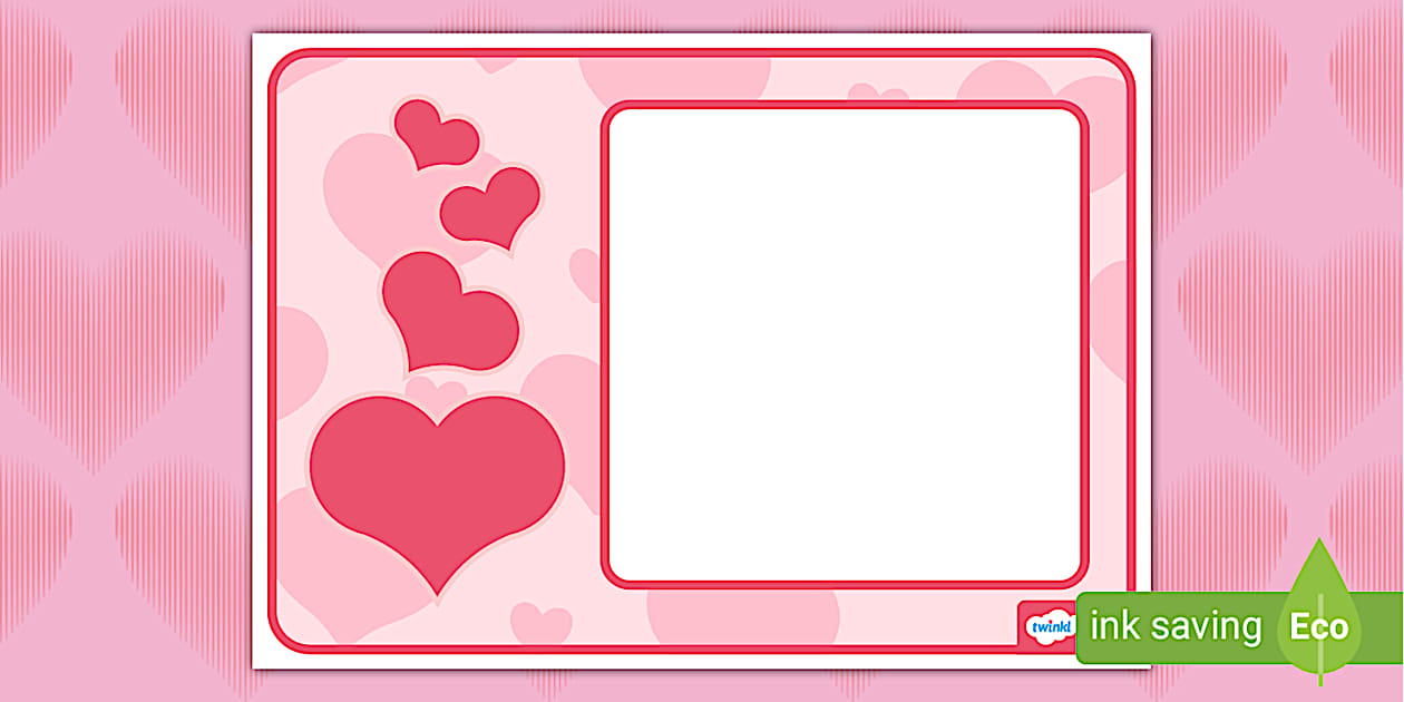 I Love You Photo Frame (teacher made) - Twinkl
