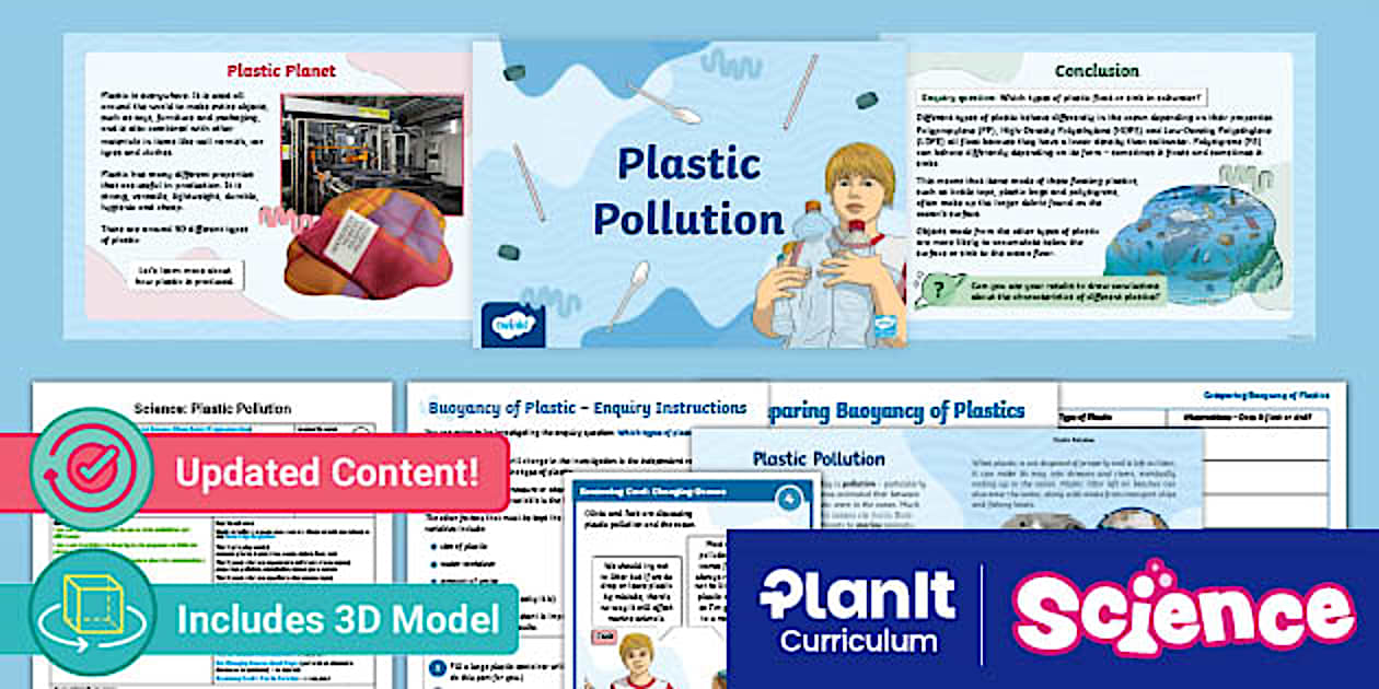 Plastic Pollution Year 5 Lesson 4 - Twinkl