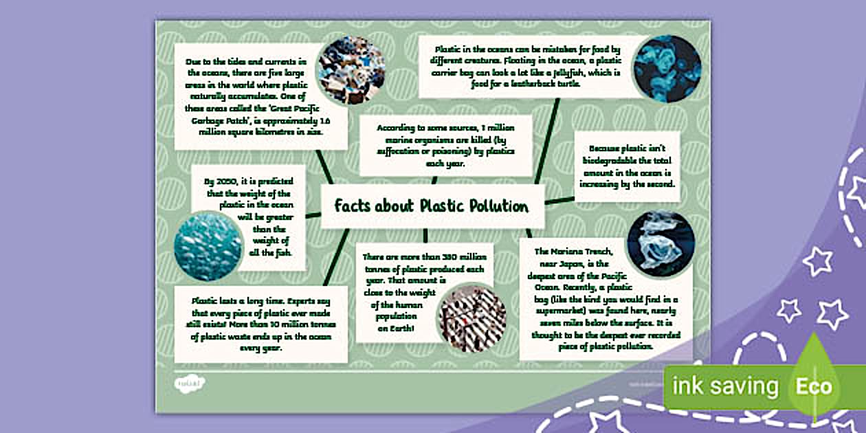 Facts about Plastic Pollution (teacher made) - Twinkl