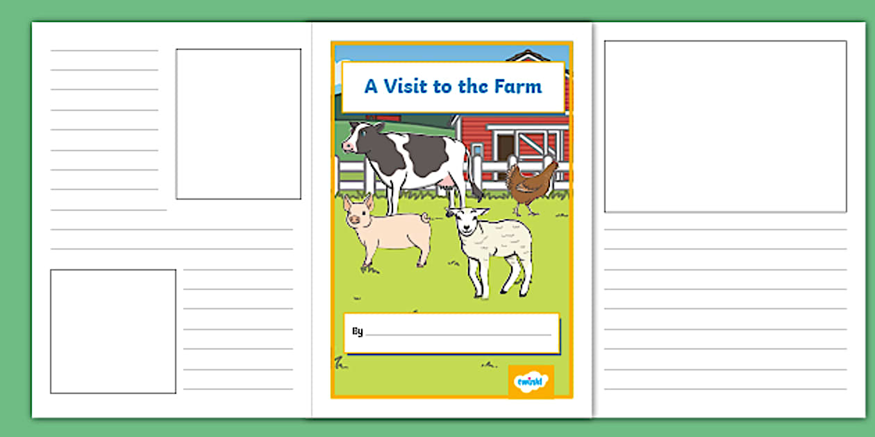 A Visit to the Farm Journal Writing Frame (teacher made)