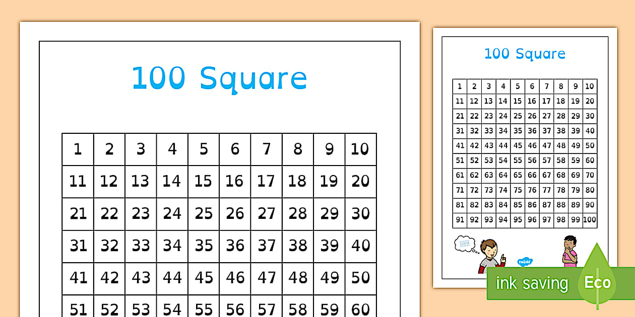 100 Square for Dyslexia (teacher made) - Twinkl