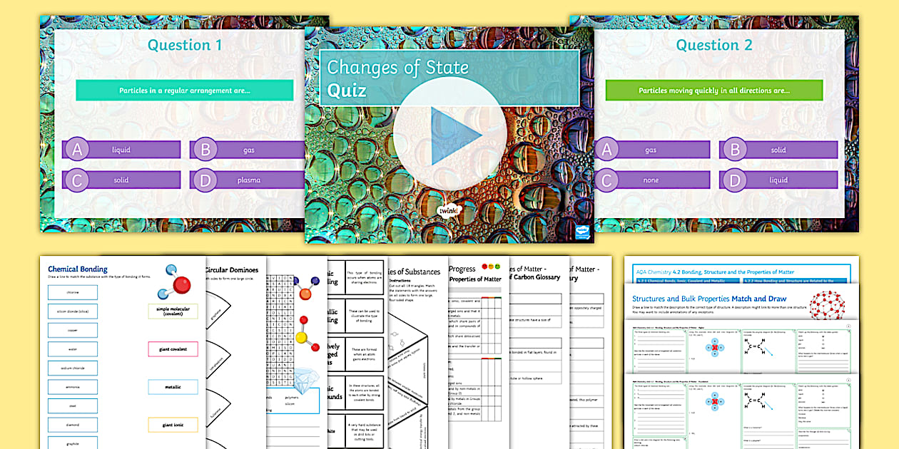 Bonding, Structure and Properties of Matter Revision |Beyond