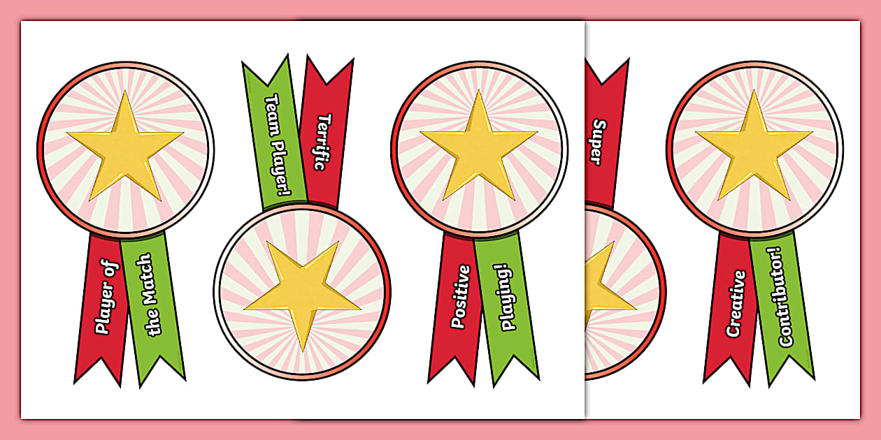 Sporting Award Badges - Twinkl