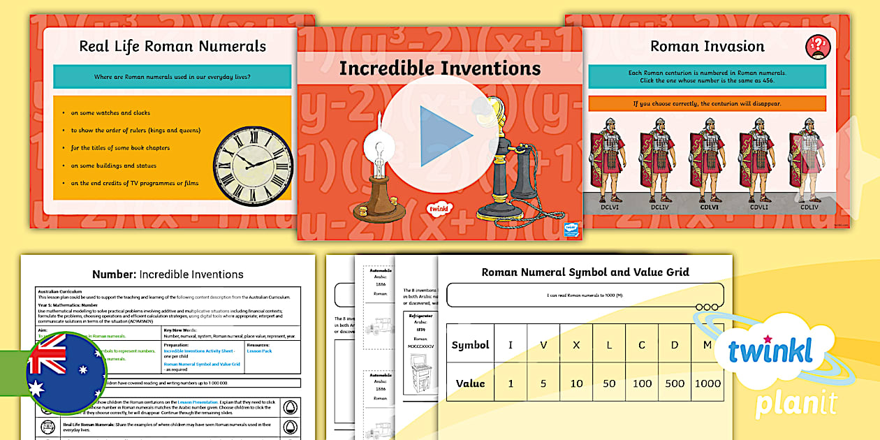 Year 5 Number: Roman Numerals Lesson 3 (teacher made)