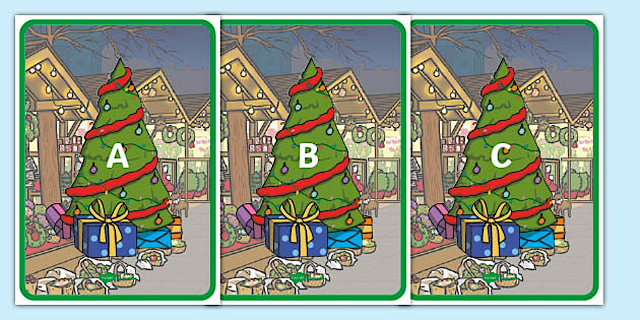 Cursive A-Z Alphabet on Plain Christmas Trees (teacher made)