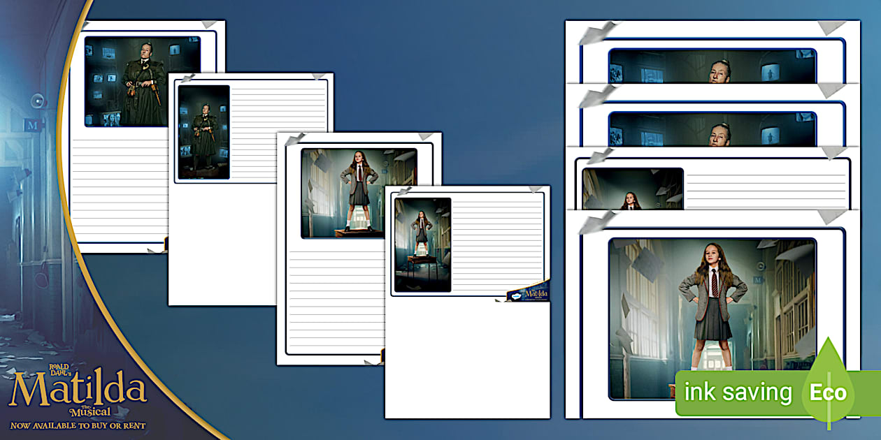 FREE! - Matilda The Musical: Writing Frames (teacher made)