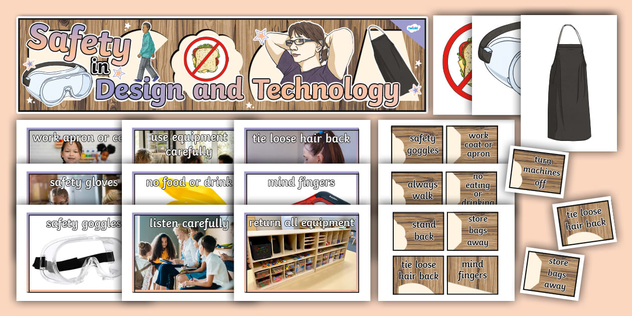 KS2 Design Technology Safety Display Pack (teacher made)