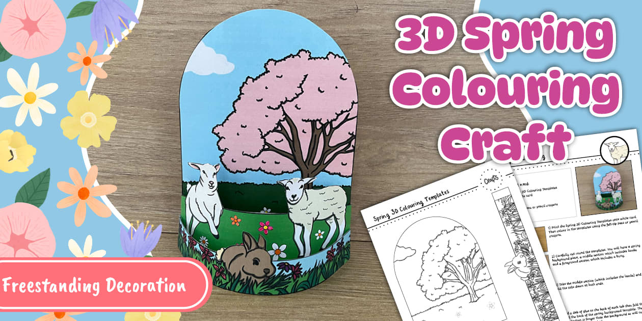 3D Spring Colouring