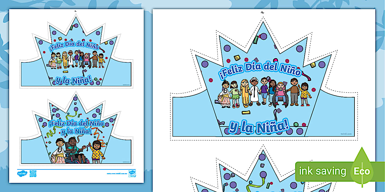 Corona del Día del Niño