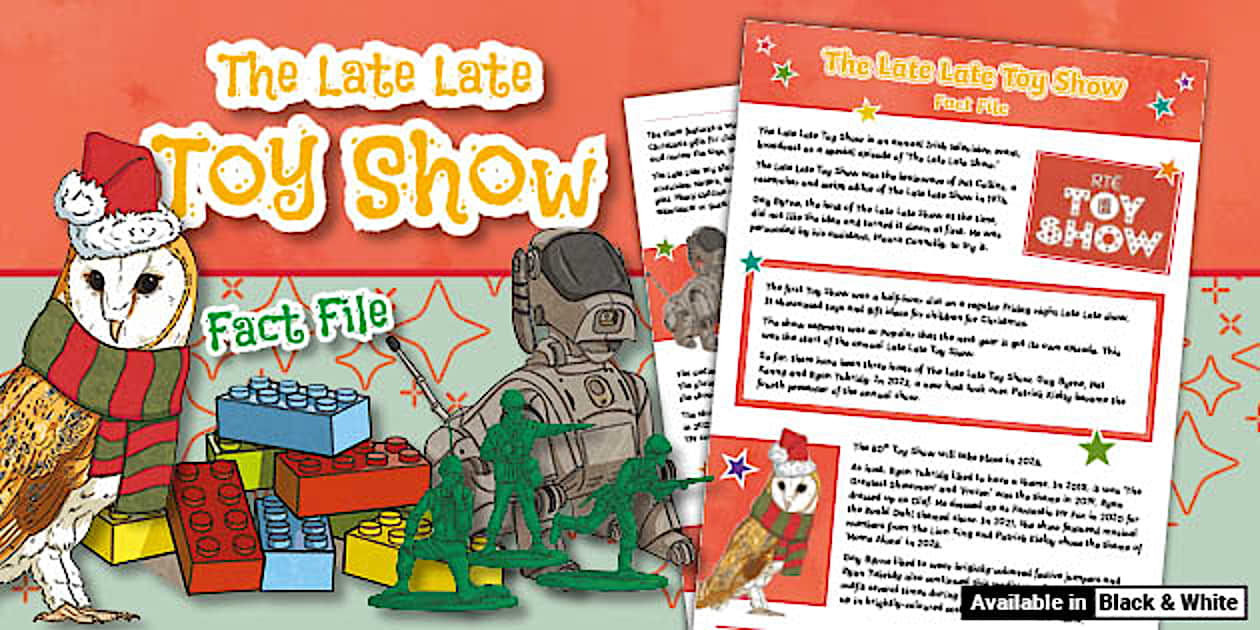 The Late Late Toy Show Facts Sheet - Twinkl Ireland Resource