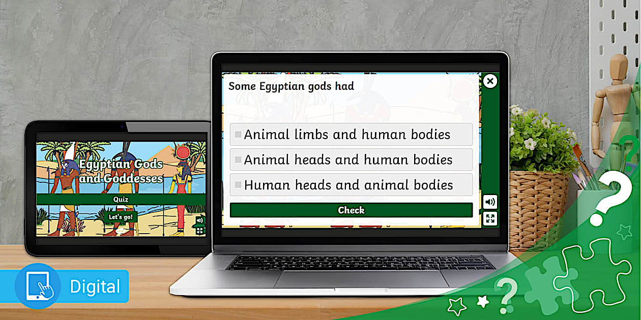 Egyptian Gods and Goddesses Quiz | Twinkl Go! (teacher made)