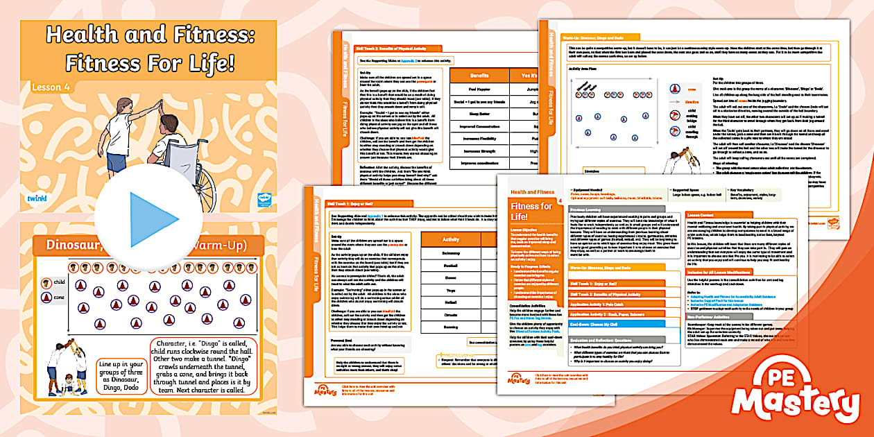 PE Mastery: Year 2 Health and Fitness L4_ Fitness For Life