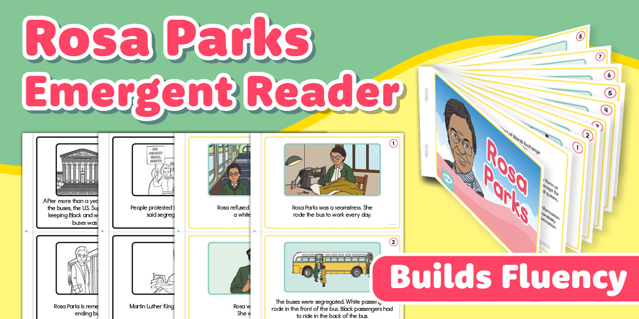 Rosa Parks Emergent Reader | Teaching Resource | Twinkl