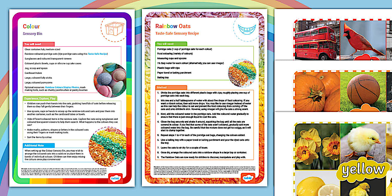 Colour Sensory Activity Resource Pack (teacher made)