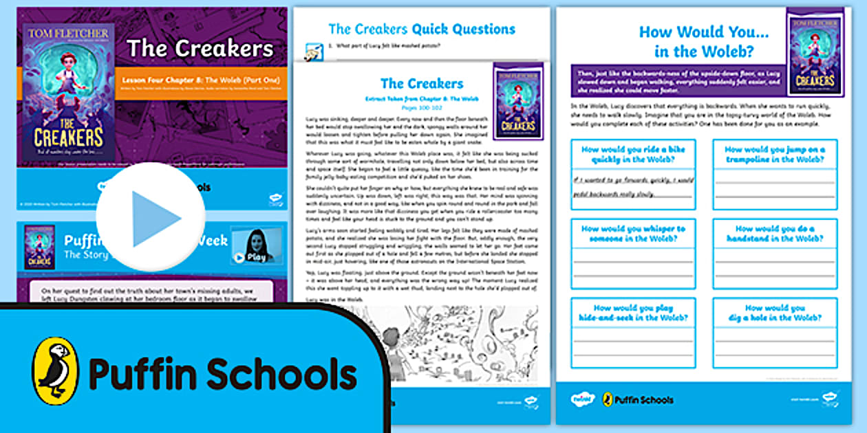 FREE! - Daily Reading: The Creakers - Chapter 8 (Part One) Activity ...