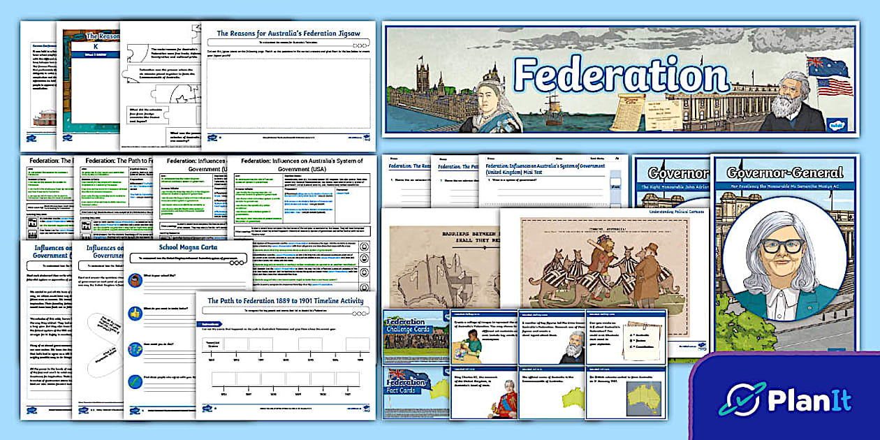 Year 6 HASS History Federation Unit Pack (teacher made)